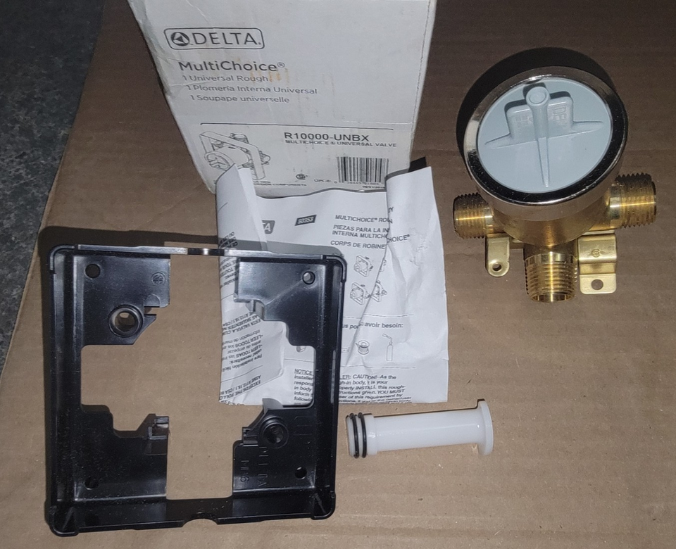 Delta R10000-UNBX MultiChoice Universal Tub and Shower Valve Body | eBay