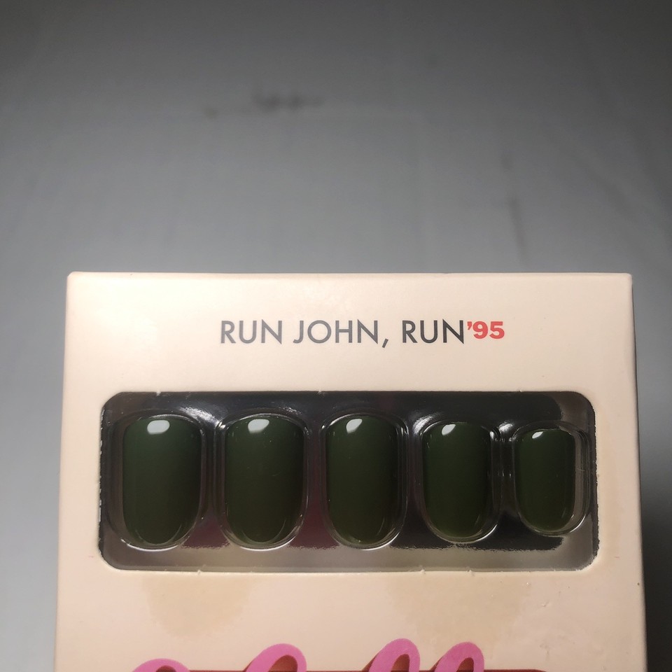 Hello Love Press On Nails Green Shiny Run John, Run SOLD OUT St Patrick ...
