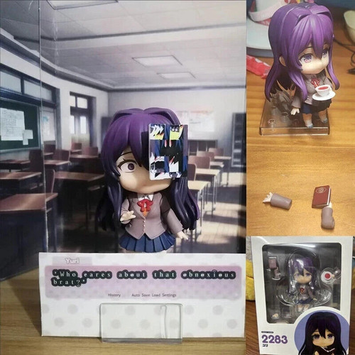 DDLC Doki Doki Literature Club! Yuri Nendoroid 2283 PVC Figure Toy ...