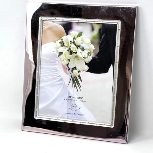 Lenox Devotion 8" x 10" Wedding Photo Picture Frame Silverplate ...