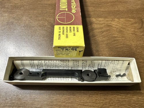 NOS Williams Quick Convertible Scope Top Mount Base Model TM-98 | eBay