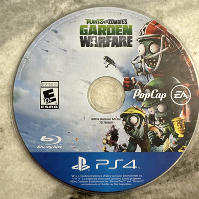 Plants vs. Zombies: Garden Warfare (Sony PS4, 2014) Scratch Free Disc ...
