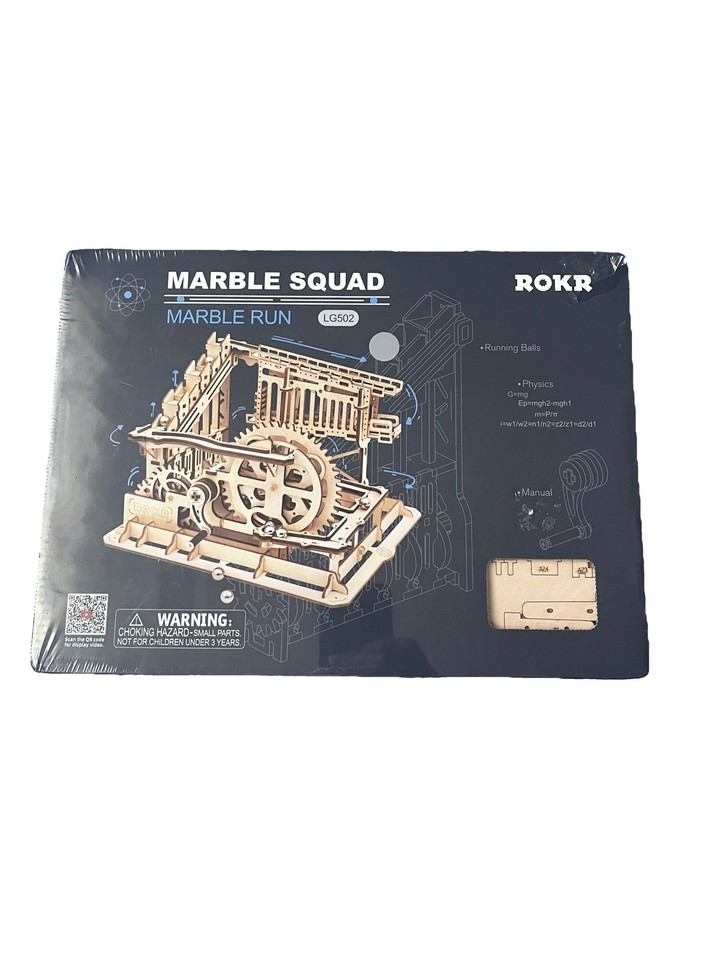 ROKR Marble Squad Marble Run 3D Puzzle Assembly Kit Brand New Sealed ...