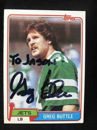 Greg Buttle -Penn State- New York Jets Autographed Card | eBay