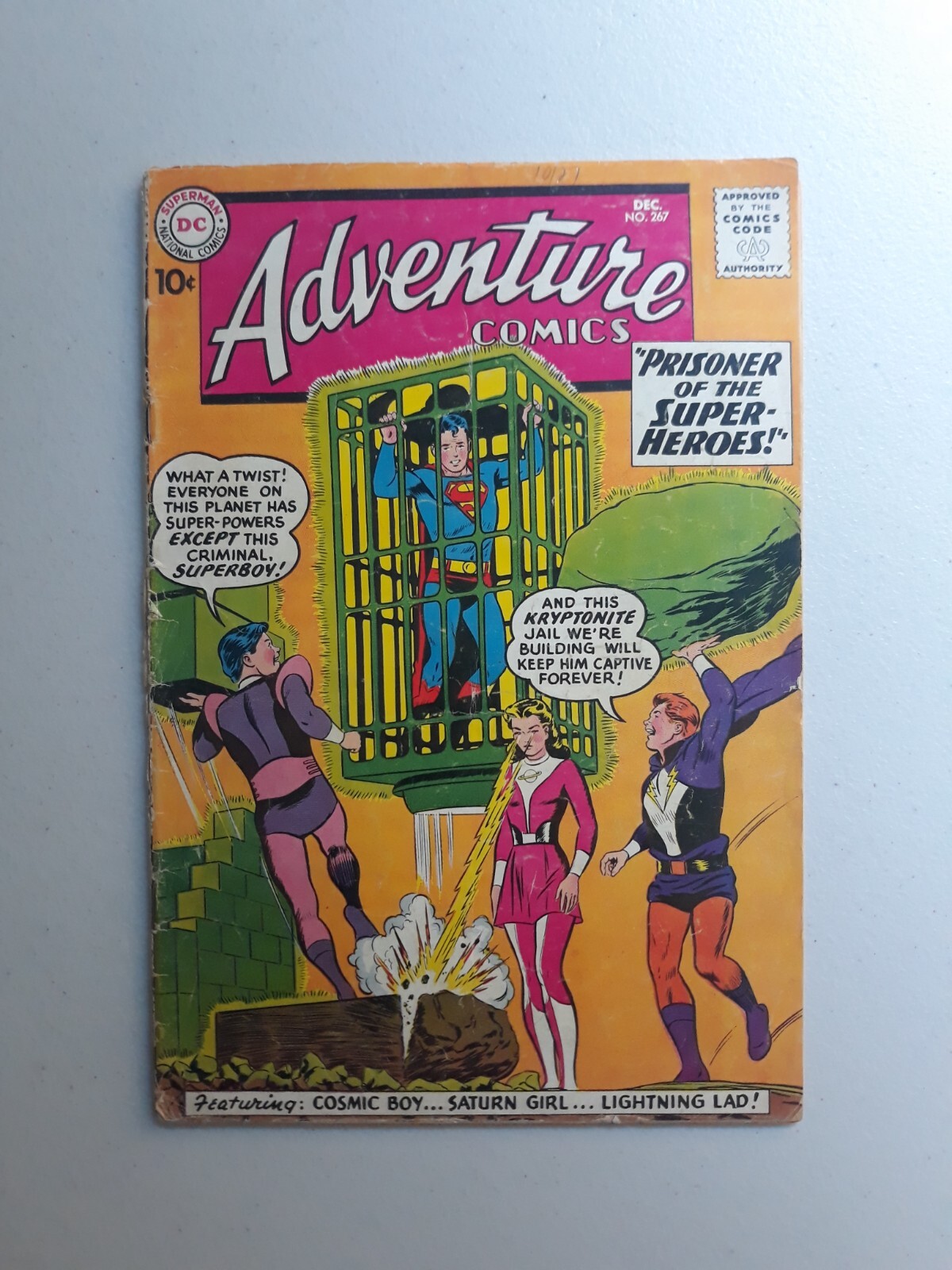 Adventure Comics 267 Legion Of Superheroes 2nd Appearance DC Comic ...