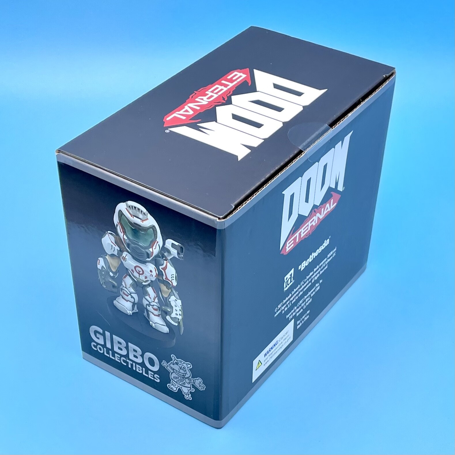 Doom Eternal Doomguy White Quakecon Variant Mini Slayer Figure Statue ...