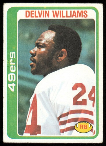 1978 Topps #264 Delvin Williams San Francisco 49ers | eBay