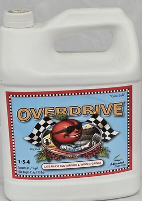 Advanced Nutrients GL523750-15 Overdrive Fertilizer 4 Liter, Brown/A | eBay
