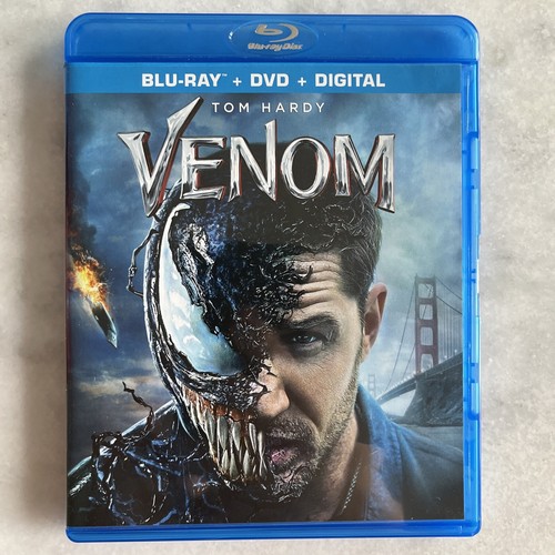 Venom (Blu-ray / DVD 2018) Marvel, Tom Hardy, Michelle Williams, Riz ...