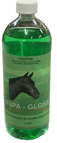 Superior Supa-Gloss Horse Animal Shampoo Conditioner & Supa Shine Spray ...