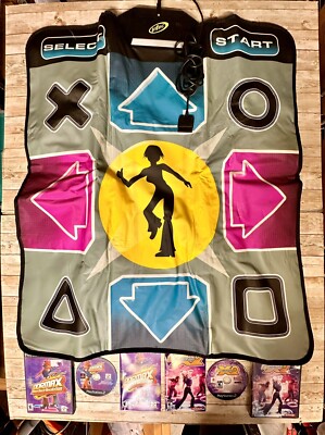 Dance Dance Revolution X2 & DDRMAX with Intec Dance Pad Mat PS2 ...