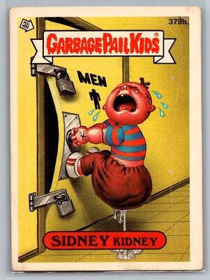 1987 Garbage Pail Kids Sidney Kidney #379B DC SET BREAK | eBay