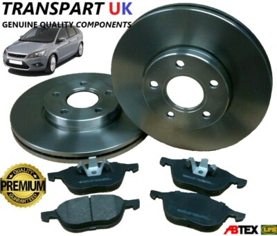 For Ford Focus MK2 Front Brake Discs And Pads Set Petrol Diesel 04 To ...