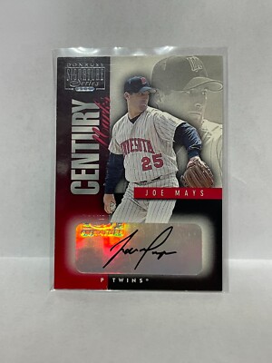 2001 Donruss Signature Century Marks - Joe Mays #'d/209 | eBay