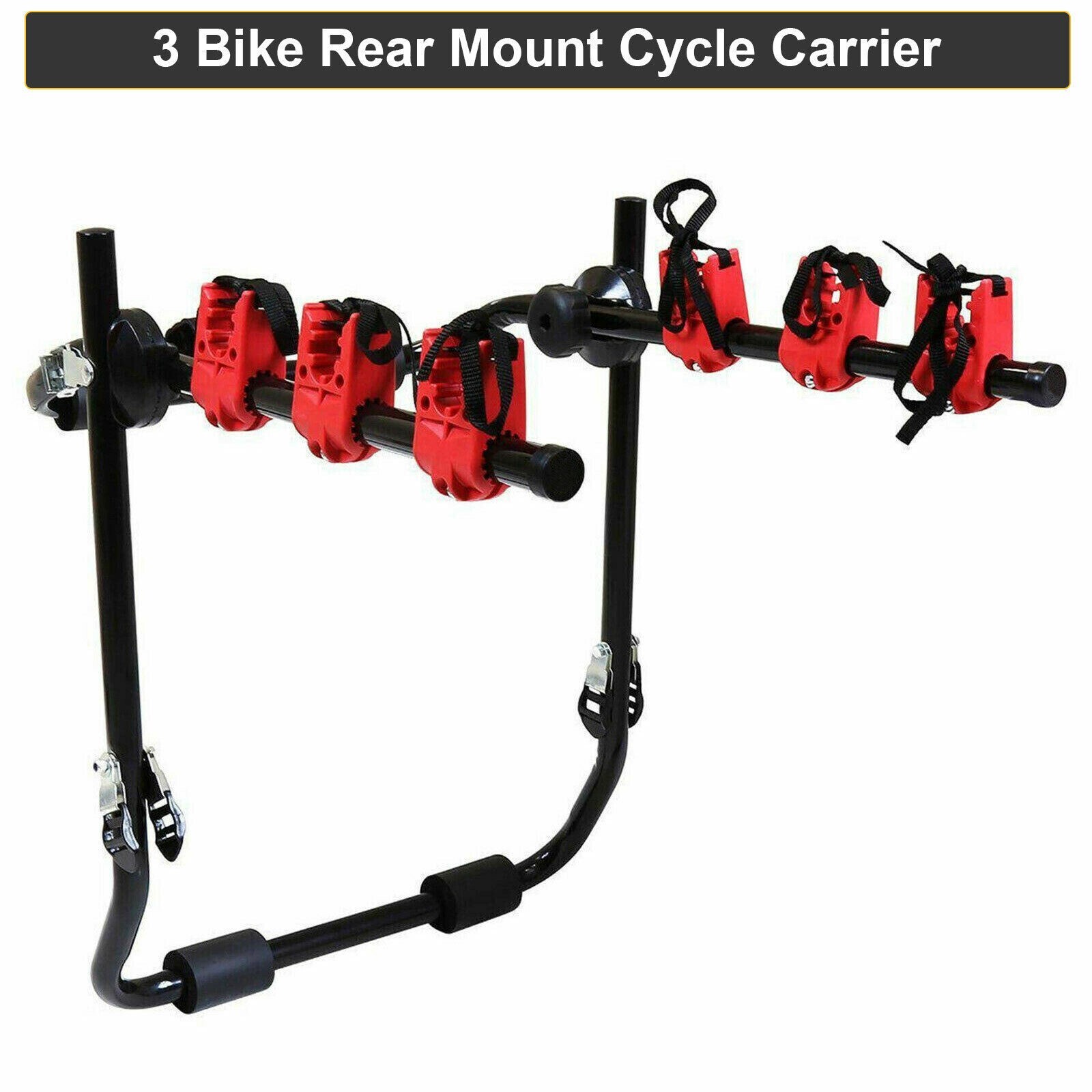 3 Bicycle Carrier Car Rack Bike Cycle High Quality Rear Boot Mount ...