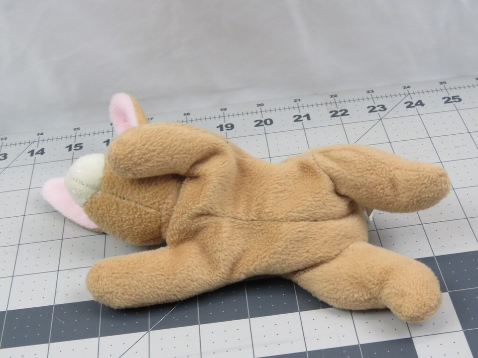 Vintage Russ Beany Bunch HOPPY Bunny Rabbit Plush Brown Pink Ears ...