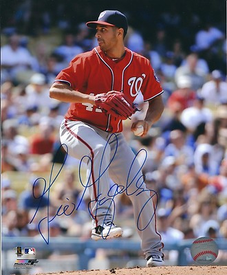 Autographed GIO GONZALEZ Washington Nationals 8x10 photo- COA | eBay
