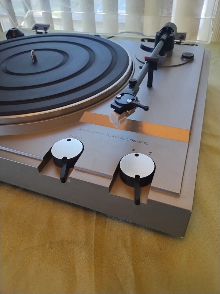 PROJECT/one DR-115 TURNTABLE WORKING BELT DRIVE SEMI AUTO NEW AT CART ...