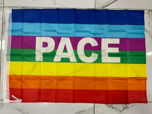 1 Flag of La Pace Iris CM 60x90 Pacifist Flag Multicolor Movement | eBay