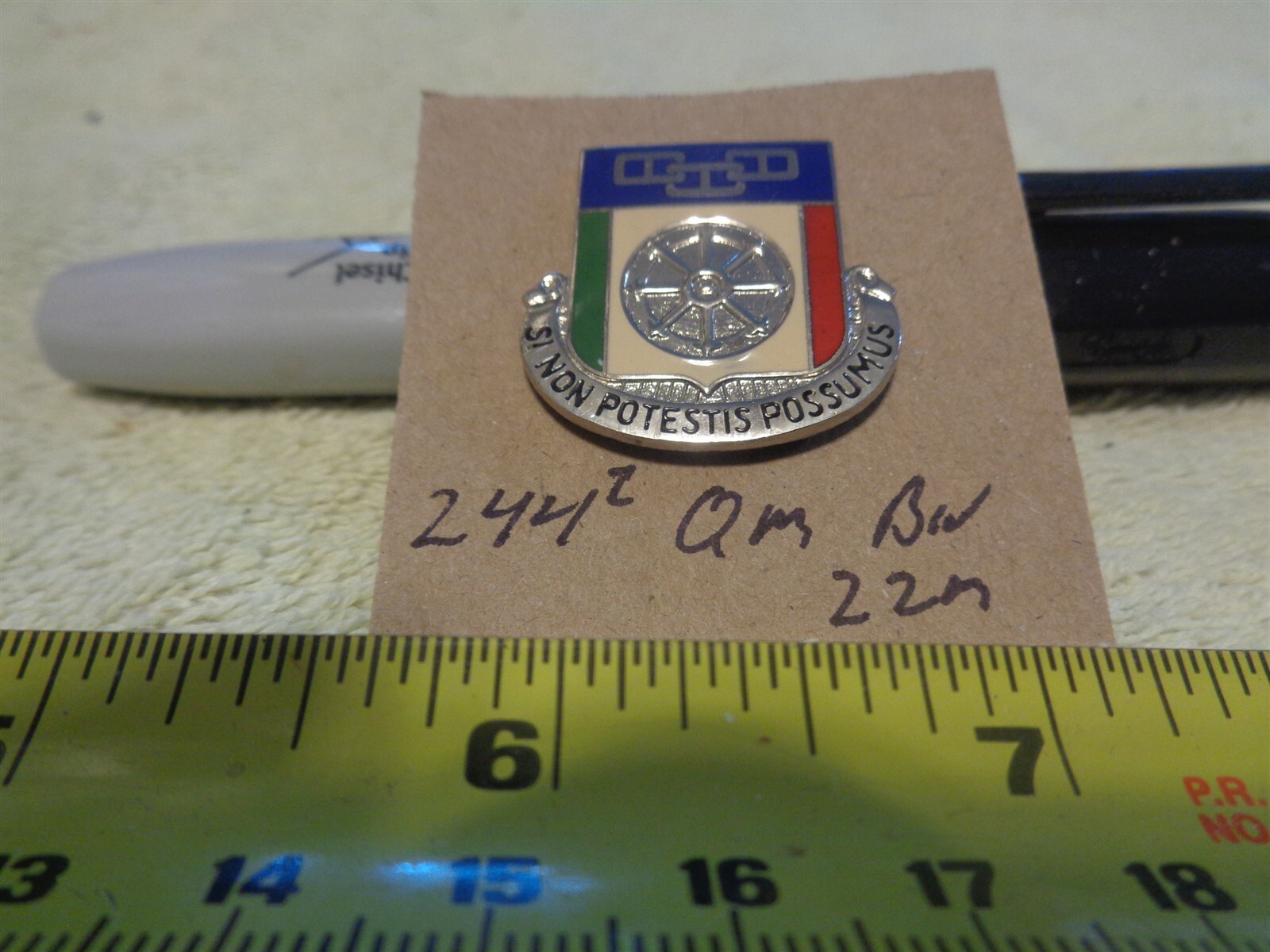 244th Quartermaster Battalion 22M Unit Crest, DI, DUI (DRAW#208) | eBay