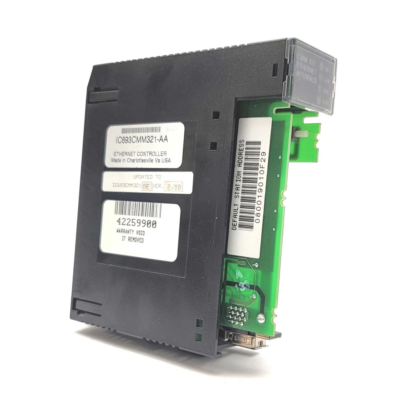 GE Fanuc IC693CMM321-DE Series 90-30 PLC Ethernet Controller Interface ...