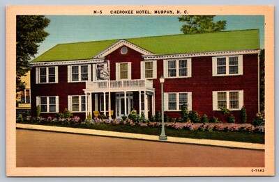 Postcard Murphy NC Cherokee Hotel | eBay