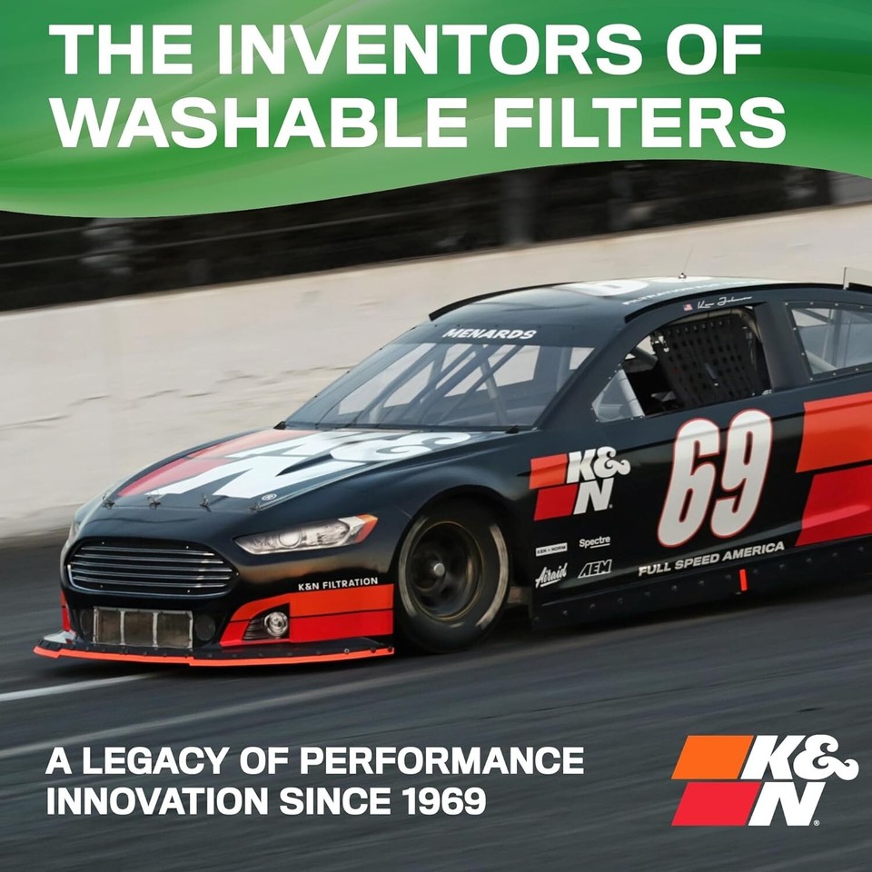 K&N 20X25X1 HVAC Furnace Air Filter, Lifetime, Washable, Merv 13, HVC ...