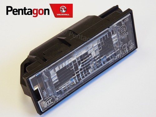 New Genuine Vauxhall Vivaro B 2015-> Rear Number Plate Lamp Light ...