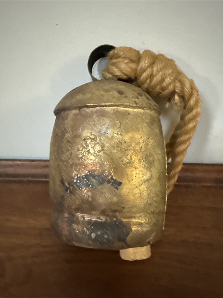 Vtg Bell Primitive Rustic Wood Clapper Farm House, Garden Gate Decor ...