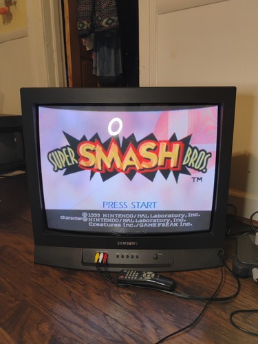 🔥Samsung 27" CRT TV – Tested – Vintage Gaming With Remote! Retro Gaming ...