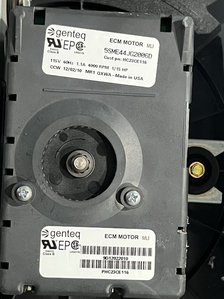 HC23CE116 Bryant/Carrier furnace draft ecm inducer motor assembly ...