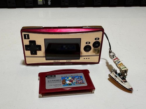 Nintendo Game Boy Micro Console Famicom Version HAPPY MARIO 20th ...