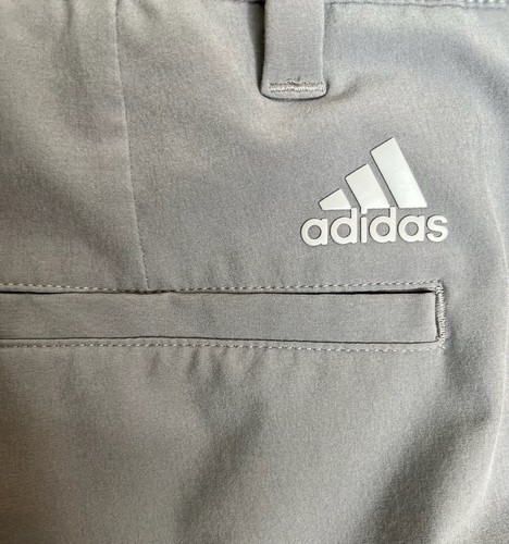 Men's Adidas ClimaLite Athletic Golf Shorts 32 - Gray - Pockets ...