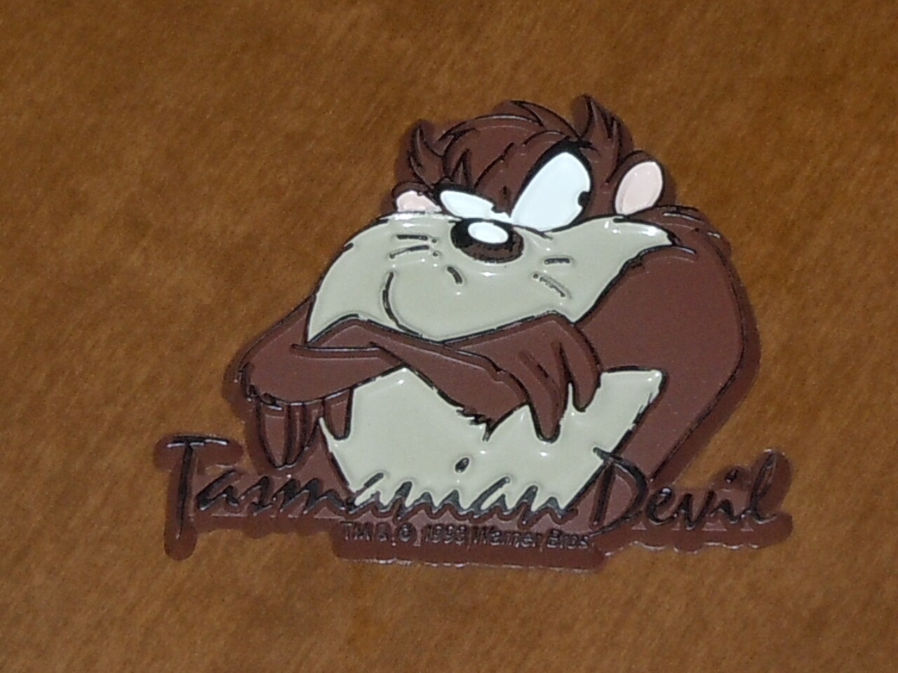 TASMANIAN DEVIL TAZ Vintage LOONEY TUNES RUBBER FRIDGE MAGNET Standings Board | eBay