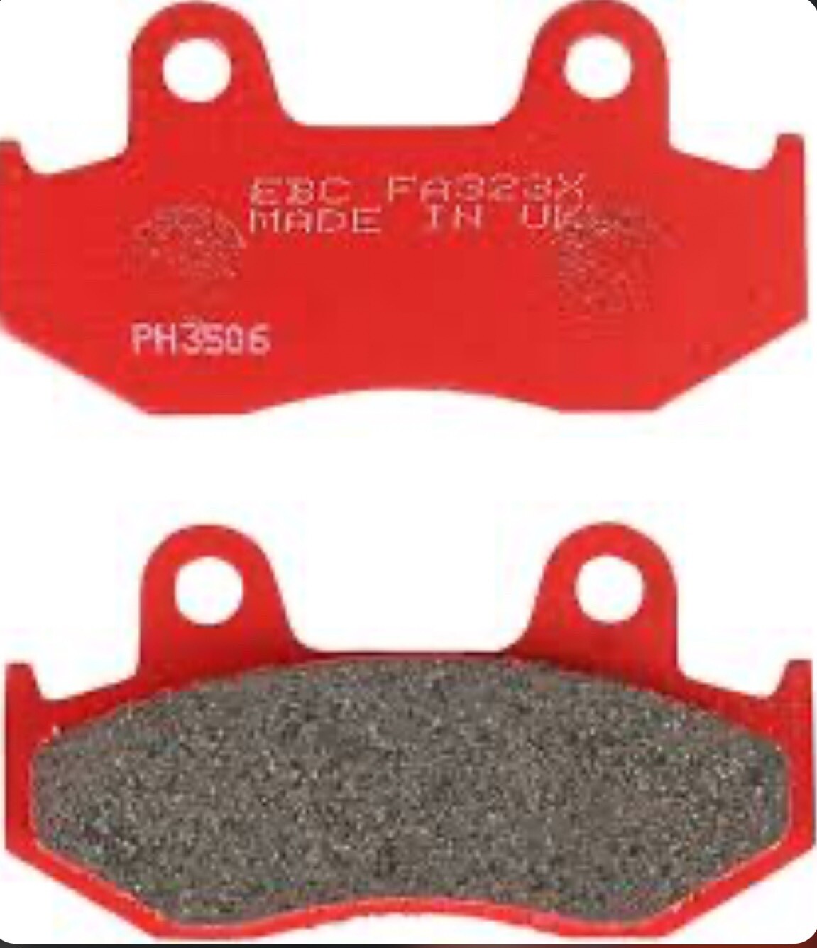 EBC FA323X Carbon Brake Pads YAMAHA YFZ450 YFZ450R YFM700R Raptor LEFT ...