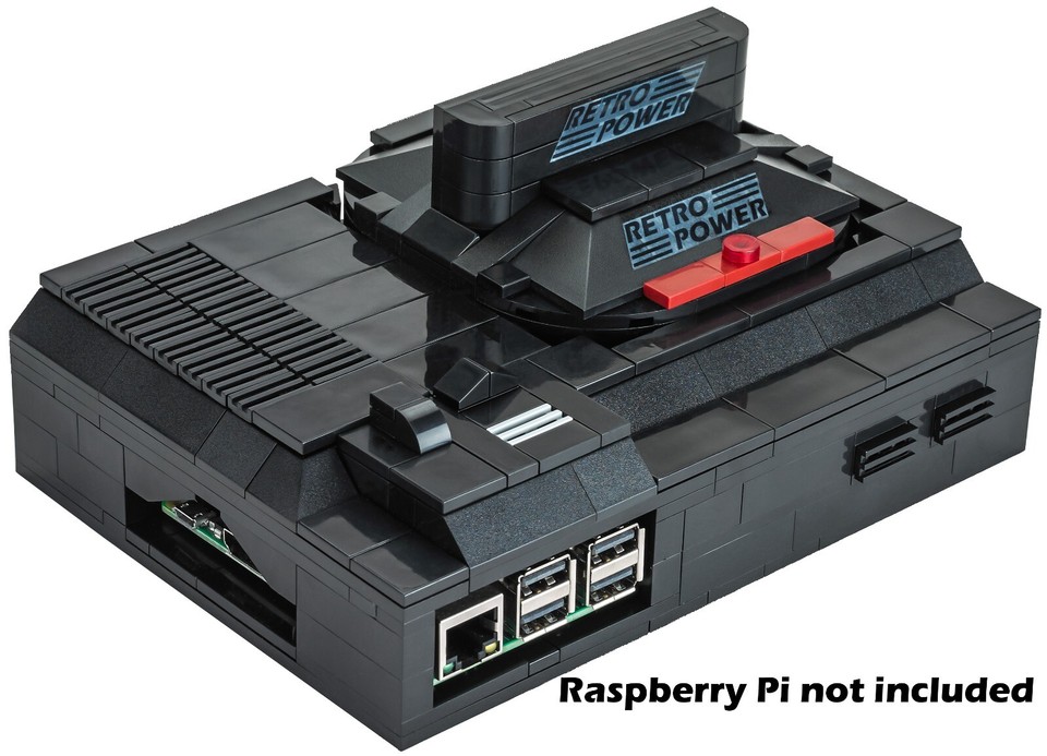 Sega Genesis Lego-Compatible Raspberry Pi Case (336 Bricks) + 2 ...