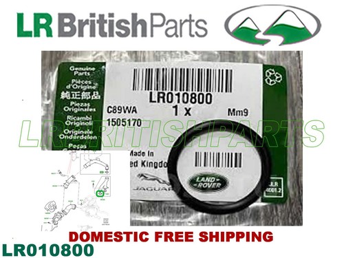 LAND ROVER TUBE WATER OUTLET O'RING RANGE ROVER LR4 SPORT VELAR DISCO ...