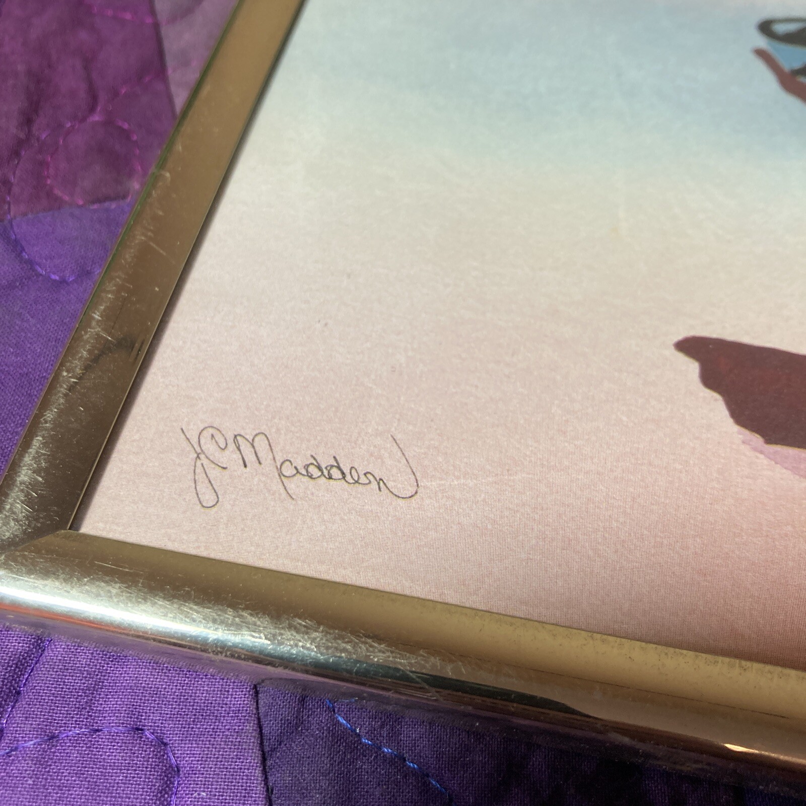 J C Madden Print from an Original Watercolor in the Style of Mananna ...