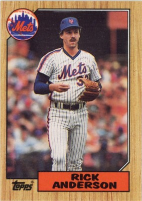 1987 Topps #594 Rick Anderson Excellent | eBay