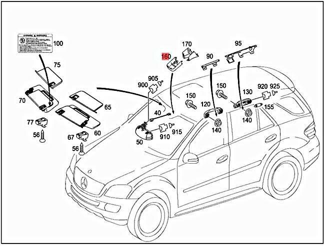 Genuine MERCEDES V251 W164 X164 GL-CLASS X164 Cover 25181109077E94 | eBay