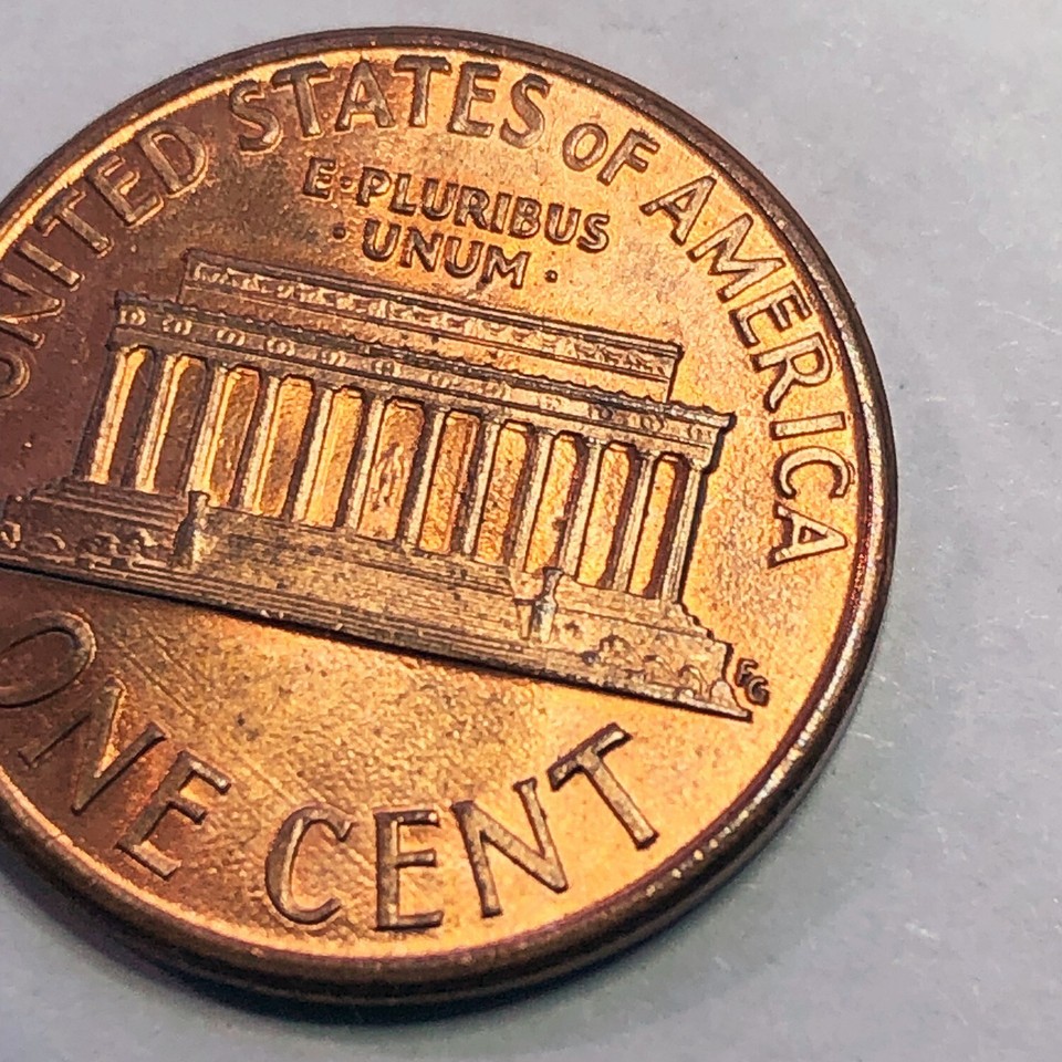 1990-D Lincoln Memorial Cent Penny, Red | eBay