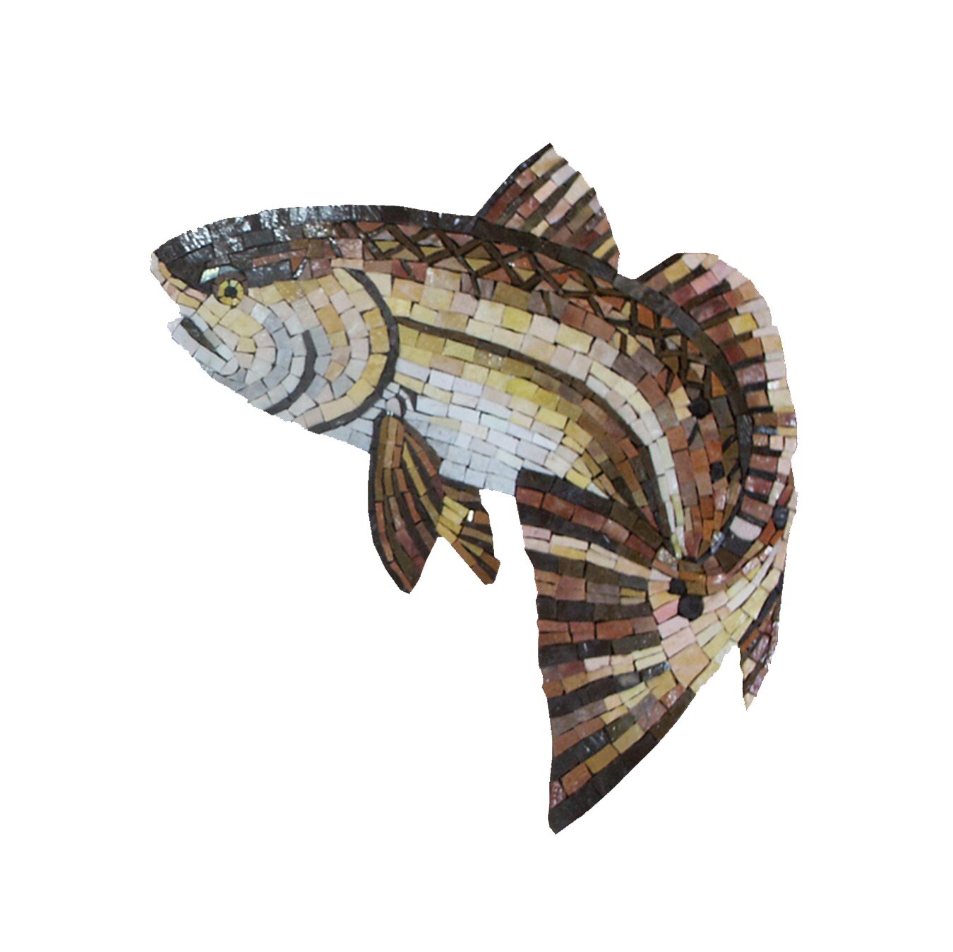 Redfish Drum LF Hand Cut Glass Mosaic Swimming Pool Mural Mosaic 15 ...