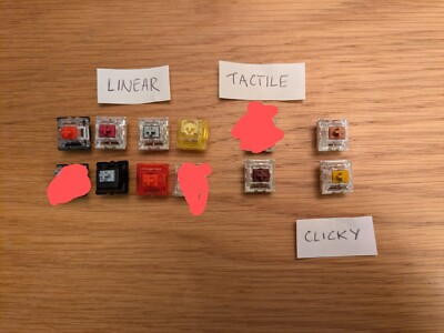9 Mechanical keyboard switches - switch tester/ samples - Keycaps ...