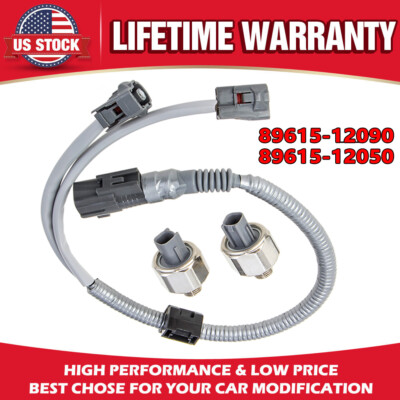 2PCS 89615-12090 Knock Sensors & Harness for Toyota Camry Lexus ES300 ...