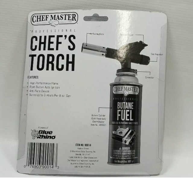 ChefMaster 90014 Professional Chef's Butane Cooking / Creme Brulee ...