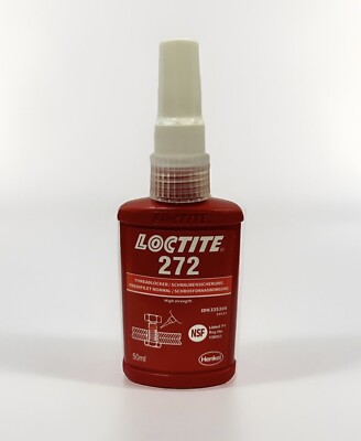 Loctite 272 High Strength High Temperature Threadlocker, 50ml Red For ...