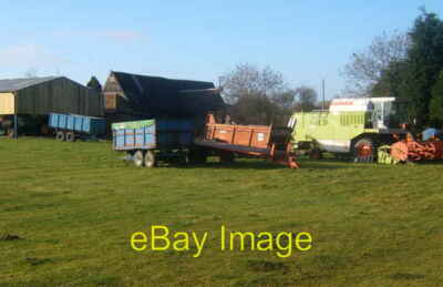 Photo 6x4 Farm machinery and outbuildings, Pigeon Hall Farm Naughton A ...