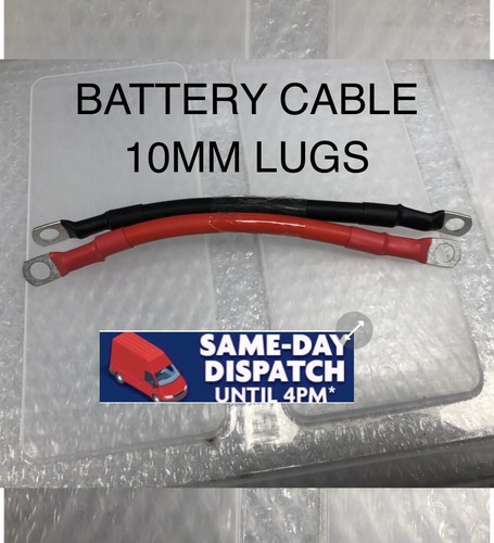 15CM 12v Battery joiner Connector Lead Dc Wire 100 Amp Cable & lugs,red ...