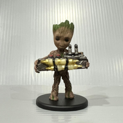 Hot Toys Mms483 Gotg 2 Gamora Miniature Baby Groot 1/6 Scale ...