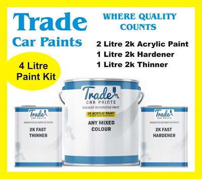 BMC/ROVER FLAME RED 2k Acrylic Car Paint Code CMB Direct H/Gloss 4 LT ...